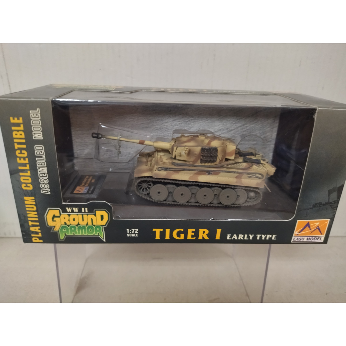 Sd.kfz.181 TIGER I EARLY TYPE DAS REICH GERMANY WW 2 1:72 GROUND ARMOR ...