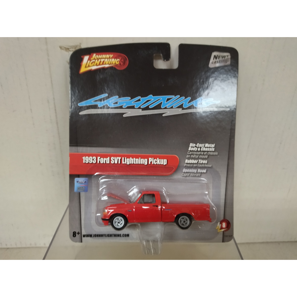FORD SVT 1993 LIGHTNING PICKUP RED 1:64 JOHNNY LIGHTNING - BCN STOCK CARS