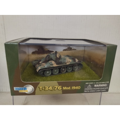 T-34/76 MOD 1940 TANK USSR-URSS-RUSSIA WW 2 1:72 DRAGON ARMOR - BCN ...