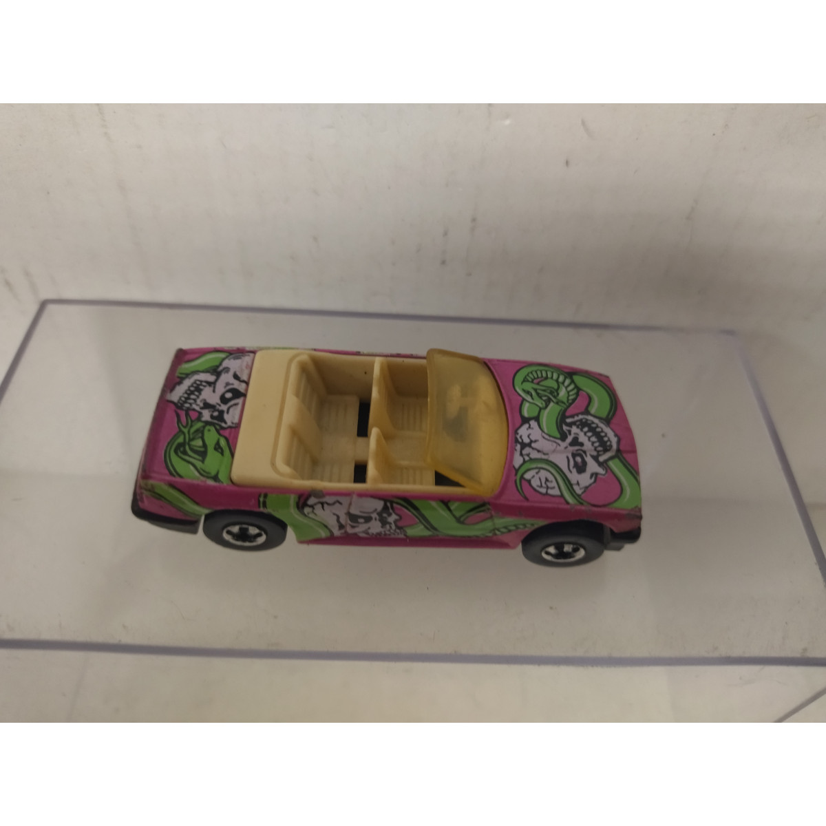BMW E30 323 CABRIOLET TATTOO MACHINES SKULL 1:64 HOT WHEELS NO BOX ...