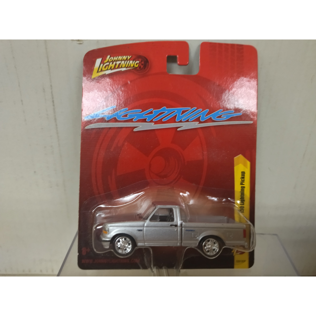 FORD F-150 1993 SVT LIGHTNING SILVER 1:64 JOHNNY LIGHTNING - BCN STOCK CARS