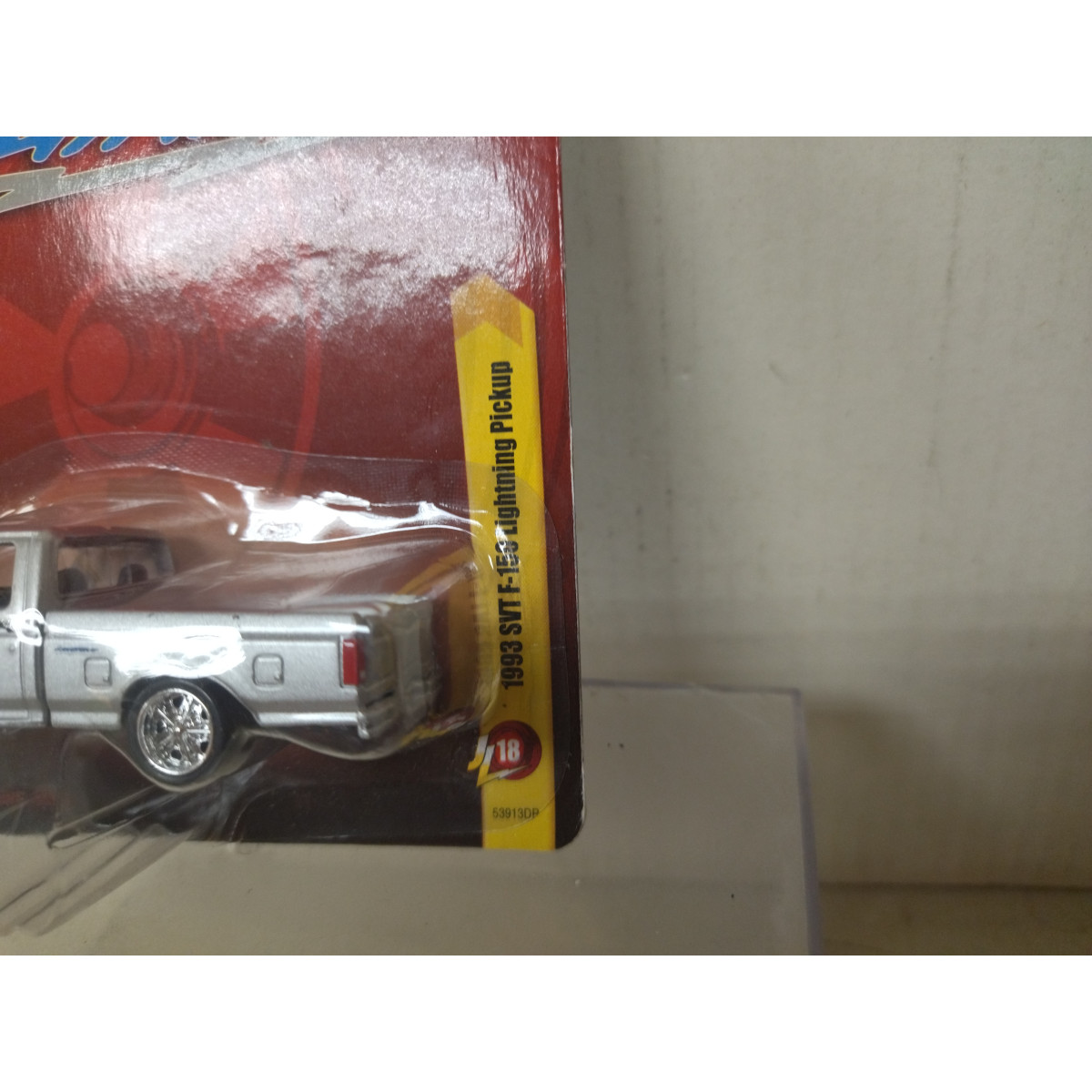 FORD F-150 1993 SVT LIGHTNING SILVER 1:64 JOHNNY LIGHTNING - BCN STOCK CARS