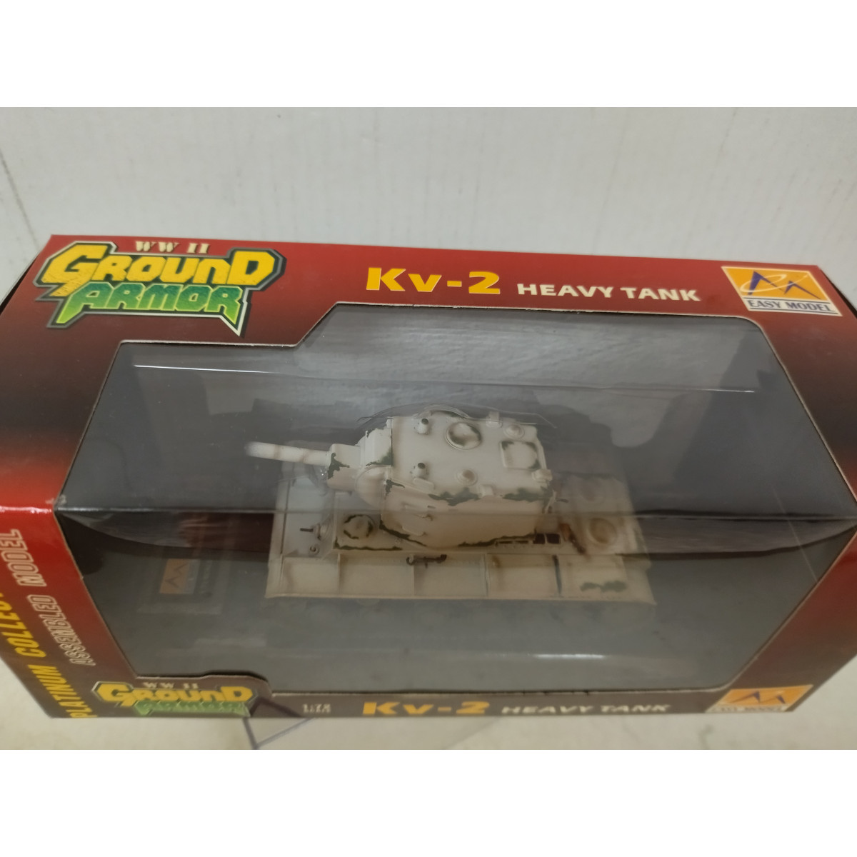 KV-2 TANK HEAVY USSR-URSS-RUSSIA WW 2 1:72 GROUND ARMOR - BCN STOCK CARS