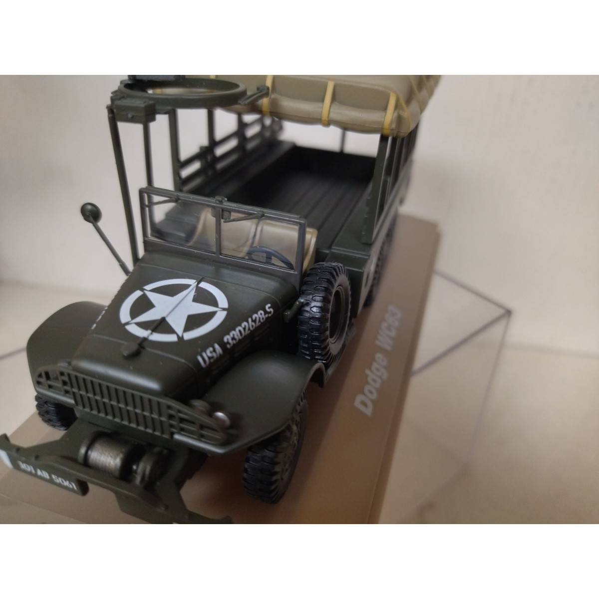 DODGE WC63 US ARMY WW 2 1:43 ATLAS IXO DEFECT/NO RETRO - BCN STOCK CARS