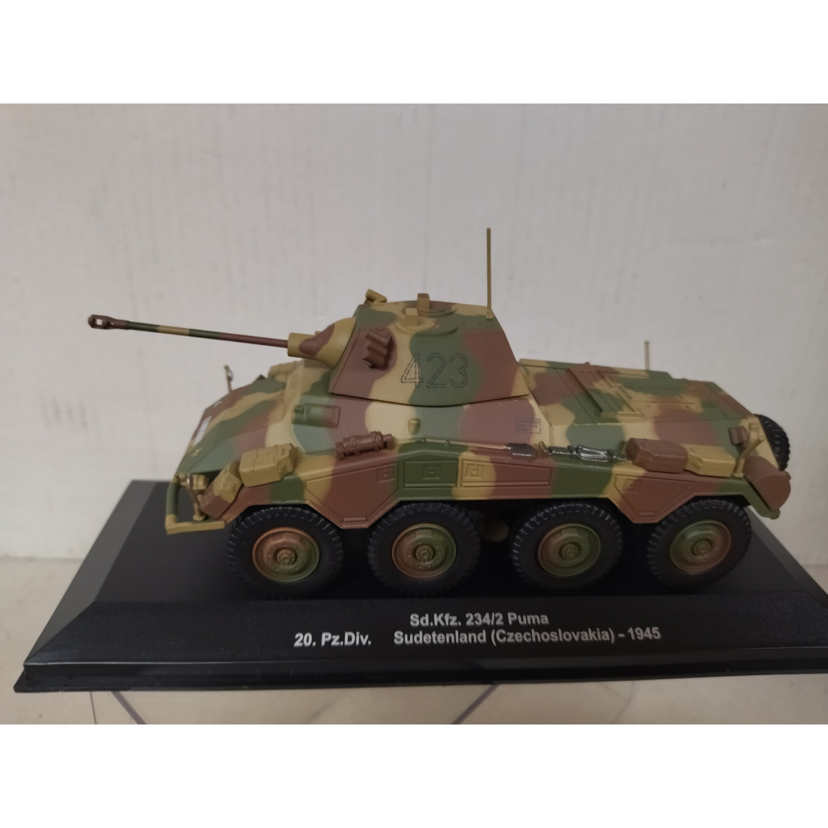 Sd.Kfz.234/2 PUMA 1945 20 Pz Div CZ GERMANY WW 2 1:43 ALTAYA IXO - BCN STOCK CARS