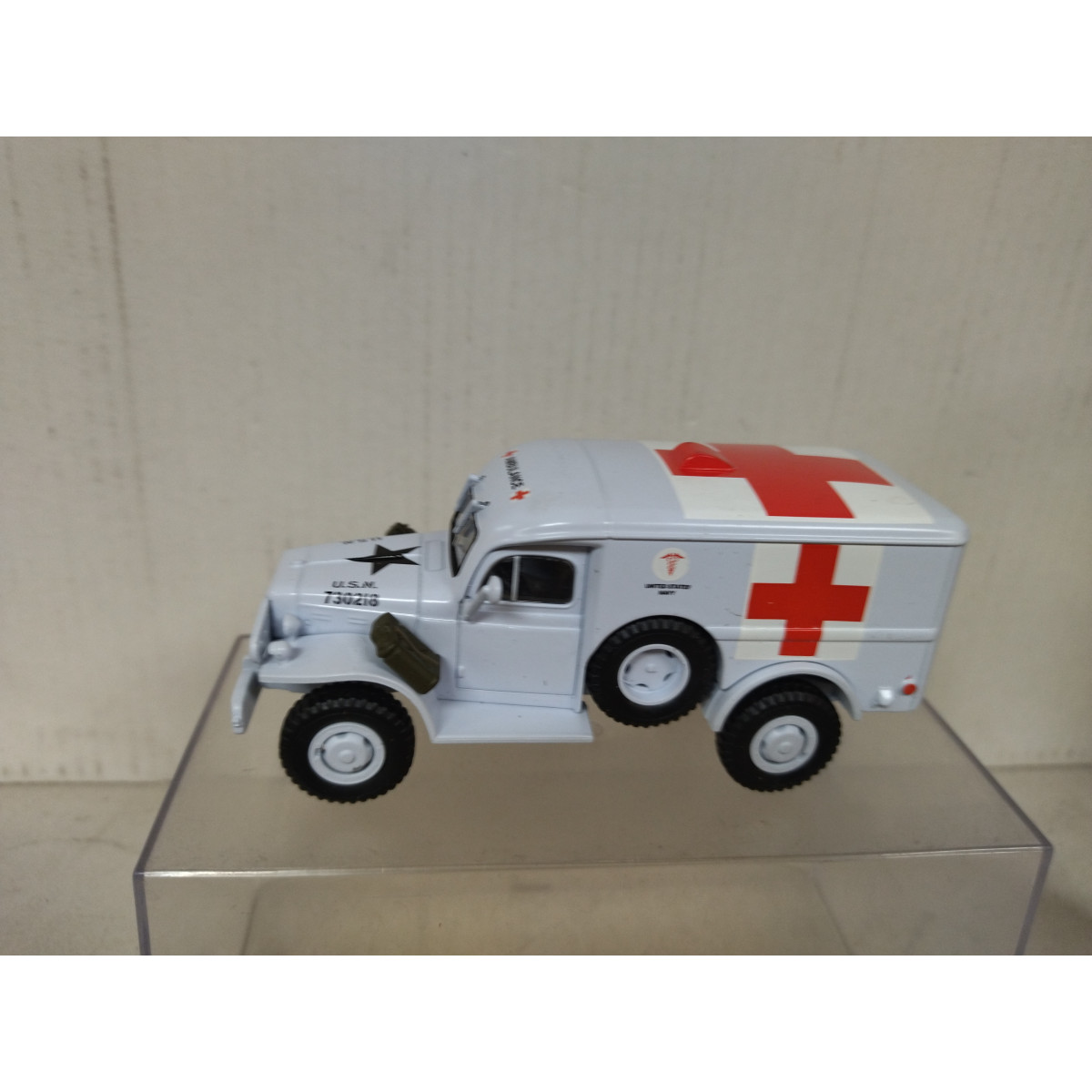 DODGE WC54 1945 AMBULANCE US NAVY ANNAPOLIS WW 2 1:43 ALTAYA IXO NO BOX ...