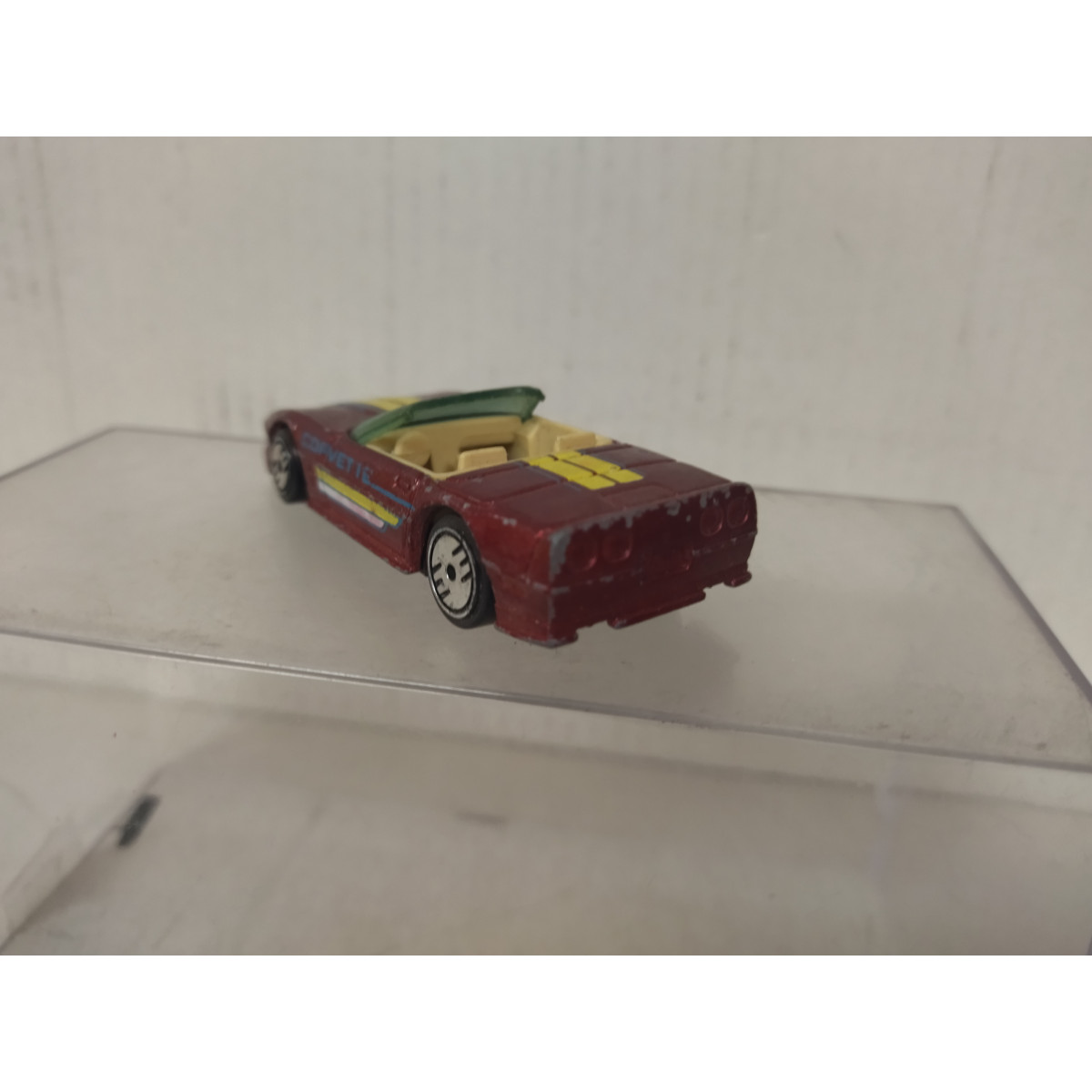 CHEVROLET CORVETTE C4 CONVERTIBLE CUSTOM 1:64 HOT WHEELS MALAYSIA NO ...