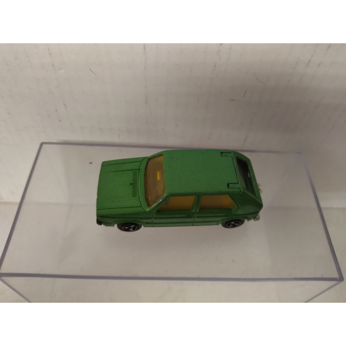 VOLKSWAGEN GOLF 1 GREEN 1:60/apx 1:64 MAJORETTE 210 NO BOX - BCN STOCK CARS