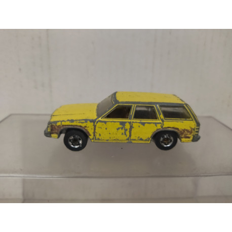 DODGE ARIES WAGON YELLOW 1:64 HOT WHEELS HONG KONG NO BOX - BCN STOCK CARS