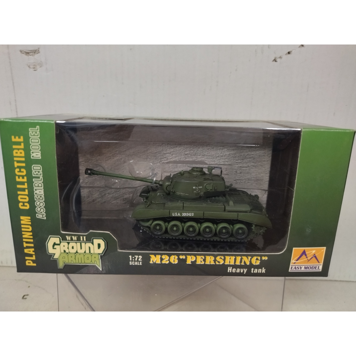M26 PERSHING HEAVY TANK 3012420 US ARMY 1:72 GROUND ARMOR - BCN STOCK CARS