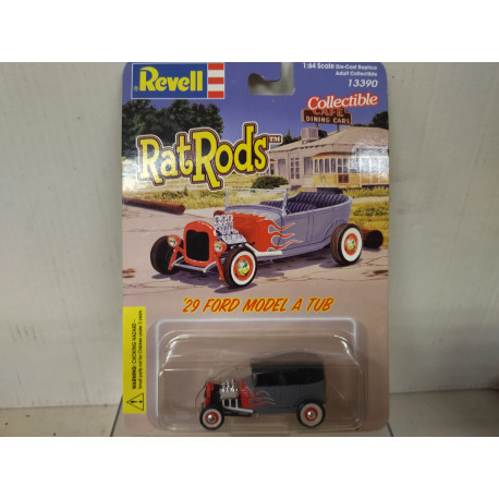 FORD MODEL A 1929 TUB RATRODS 1:64 REVELL - BCN STOCK CARS