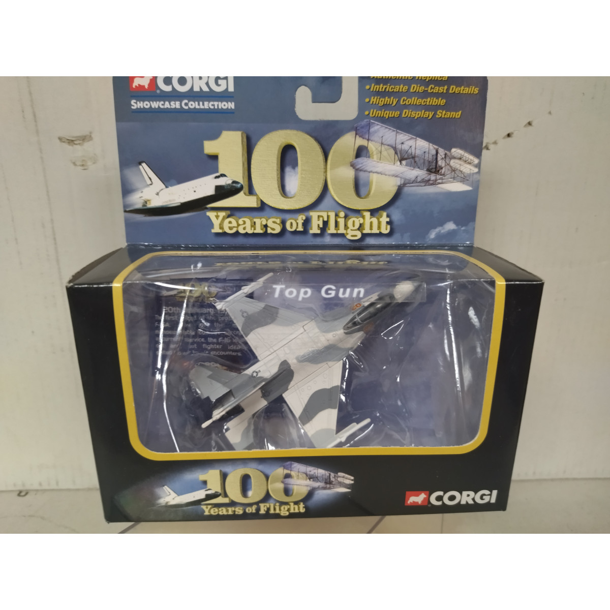 GENERAL DYNAMICS F-16 VF43 TOP GUN 100 YEARS FLIGHT apx 1:144 ? CORGI ...