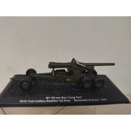 M1 155mm GUN LONG TOM 1944 NORMANDIE 987th FIELD ART BAT 1st ARMY 1:43 ...