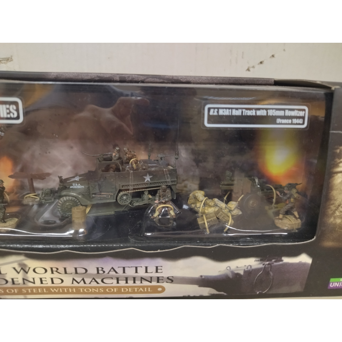 M3 A1 HALF-TRACK + 105mm HOWITZER 1944 US ARMY WW 2 1:72 FORCES OF ...