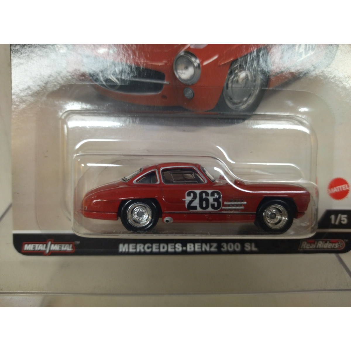 MERCEDES-BENZ 300 SL JAY LENO´S GARAGE 1:64 HOT WHEELS PREMIUM - BCN STOCK CARS