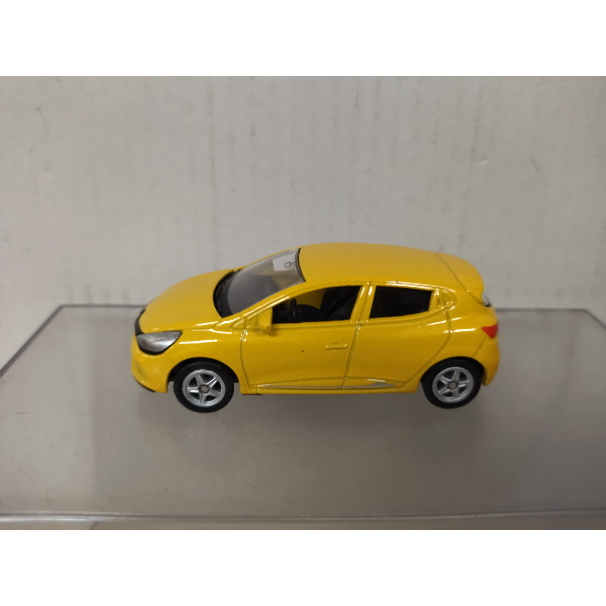 RENAULT CLIO RS YELLOW 1:60/apx 1:64 WELLY BOX GREEN/GREY - BCN STOCK CARS