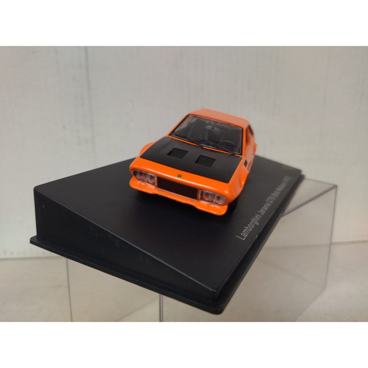 LAMBORGHINI JARAMA 1972 GTS BOB WALLACE ORANGE/BLACK 1:43 CENTAURIA IXO ...