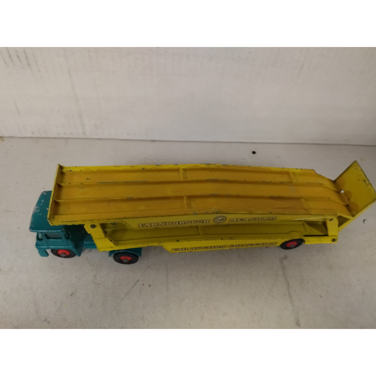 GUY WARRIOR CAR TRANSPORTER "FARNBOROUGH" 1:73/apx 1:64 MATCHBOX K-8 ...