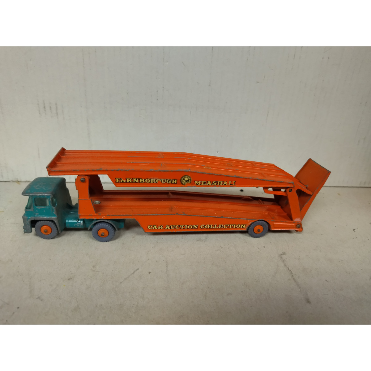 GUY WARRIOR CAR TRANSPORTER "FARNBOROUGH" 2 1:73/apx 1:64 MATCHBOX K-8 ...