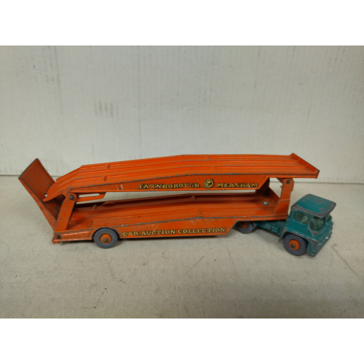 GUY WARRIOR CAR TRANSPORTER "FARNBOROUGH" 2 1:73/apx 1:64 MATCHBOX K-8 ...
