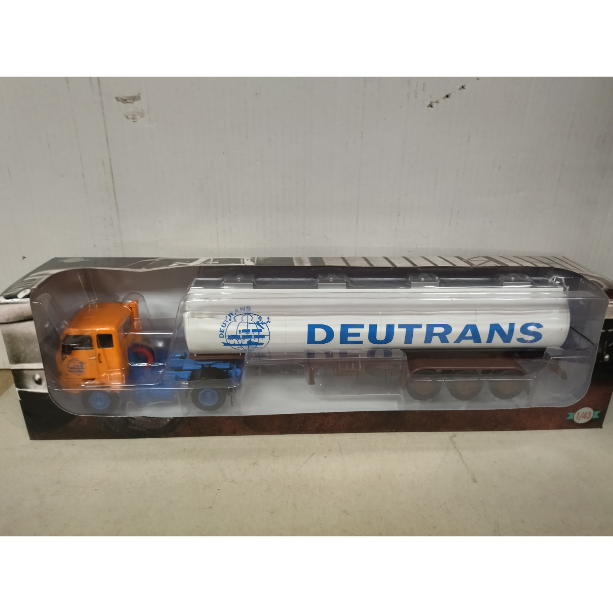 VOLVO F88 1969 DEUTRANS TRUCK TRAILER 1:43 ALTAYA IXO - BCN STOCK CARS