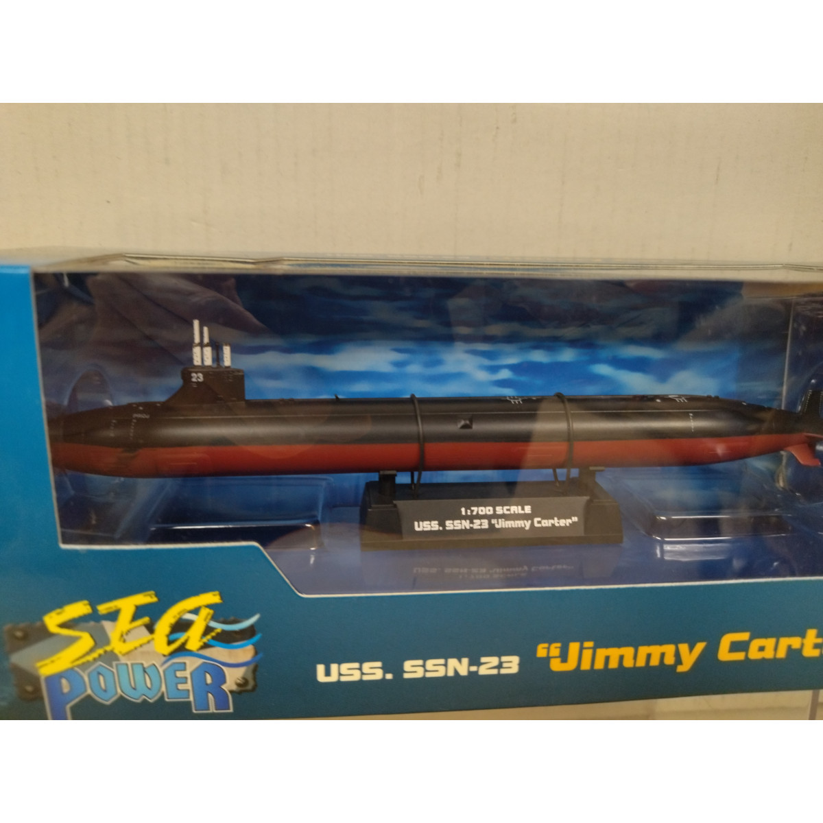 SUBMARINE USS SSN 23 JIMMY CARTER US NAVY SEA POWER 1:700 EASY MODEL ...