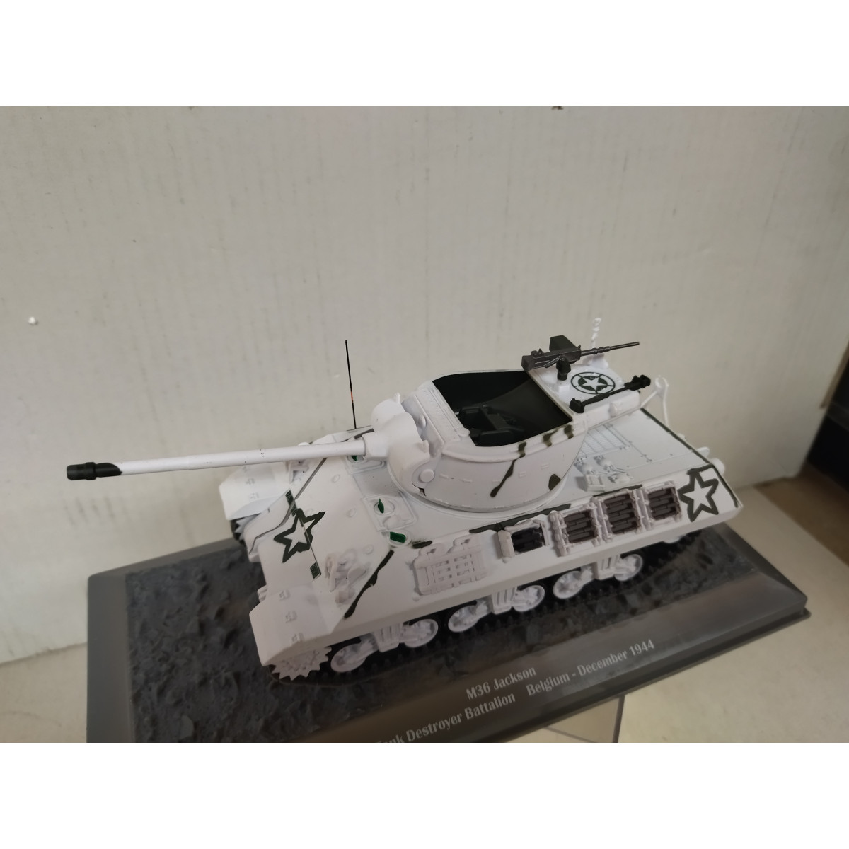 M36 JACKSON 1944 814th TANK BAT US ARMY TANKS WW 2 1:43 ALTAYA IXO ...