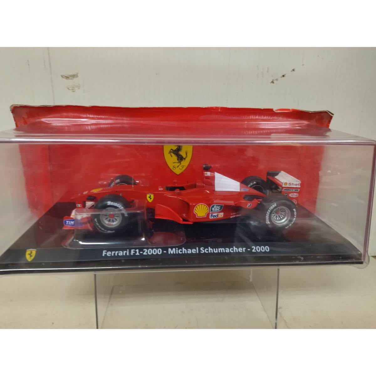 FERRARI F1-2000 2000 MICHAEL SCHUMACHER FORMULA F1 1:24 SALVAT IXO ...