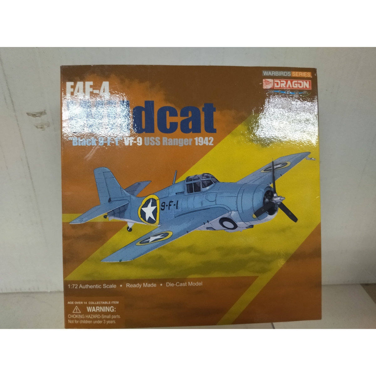 GRUMMAN F4F WILDCAT 1942 VF-9 RANGER 1:72 DRAGON WARBIRDS - BCN STOCK CARS
