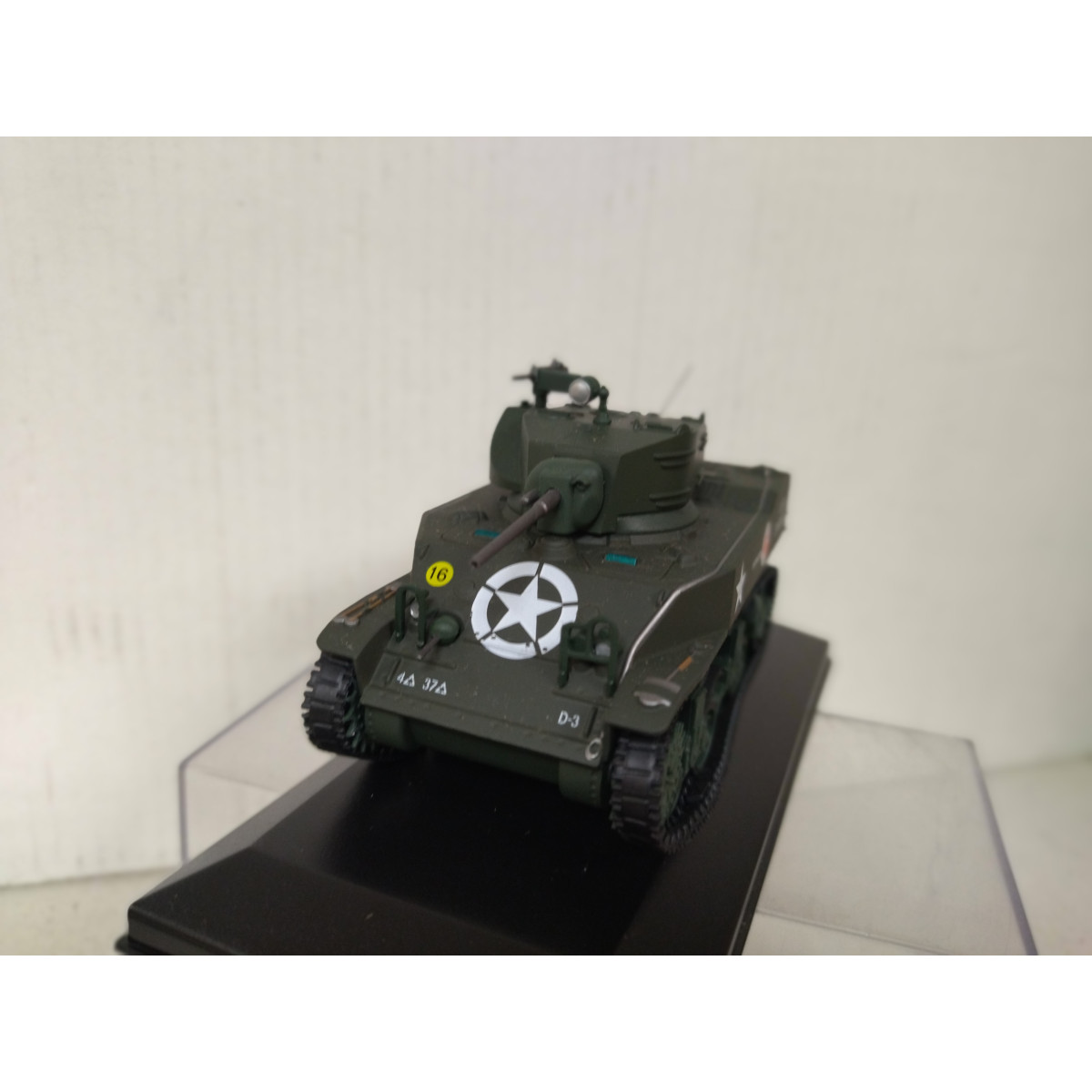 M5 A1 1944 LIGHT TANK 37TH TANK BAT USA WW 2 1:43 ALTAYA IXO CAJA NO ...