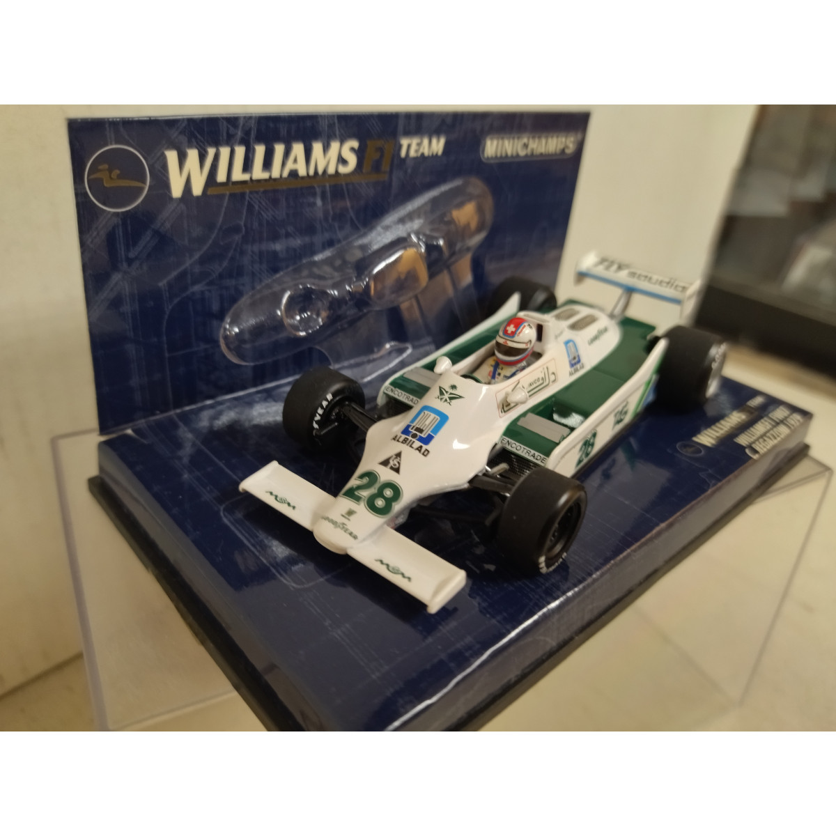 WILLIAMS FW07 1979 REGAZZONI FORMULA F1 1:43 MINICHAMPS - BCN STOCK CARS