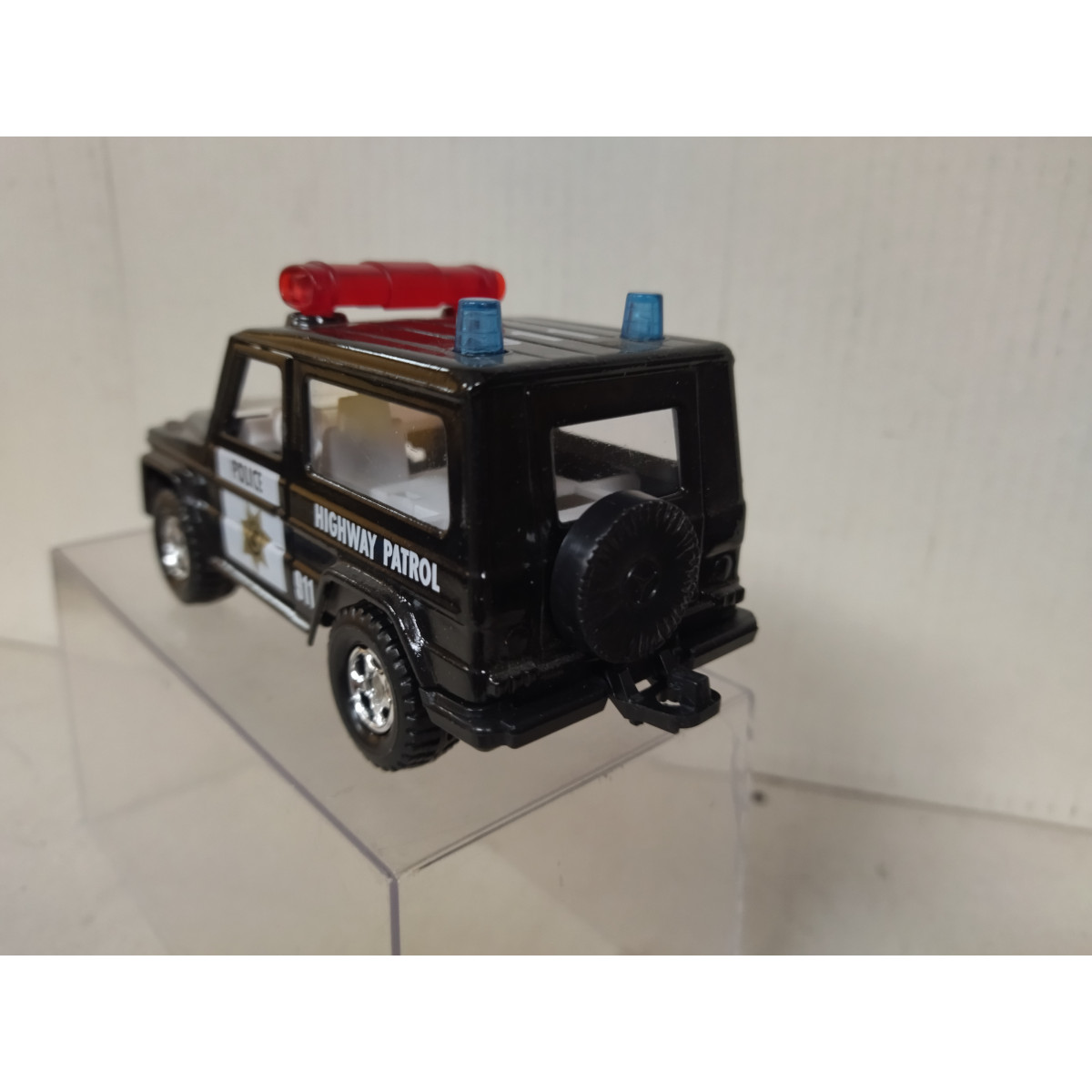 MERCEDES-BENZ 230 GE POLICE HIGHWAY PATROL 1:34 MAJORETTE SUPER MAXI ...