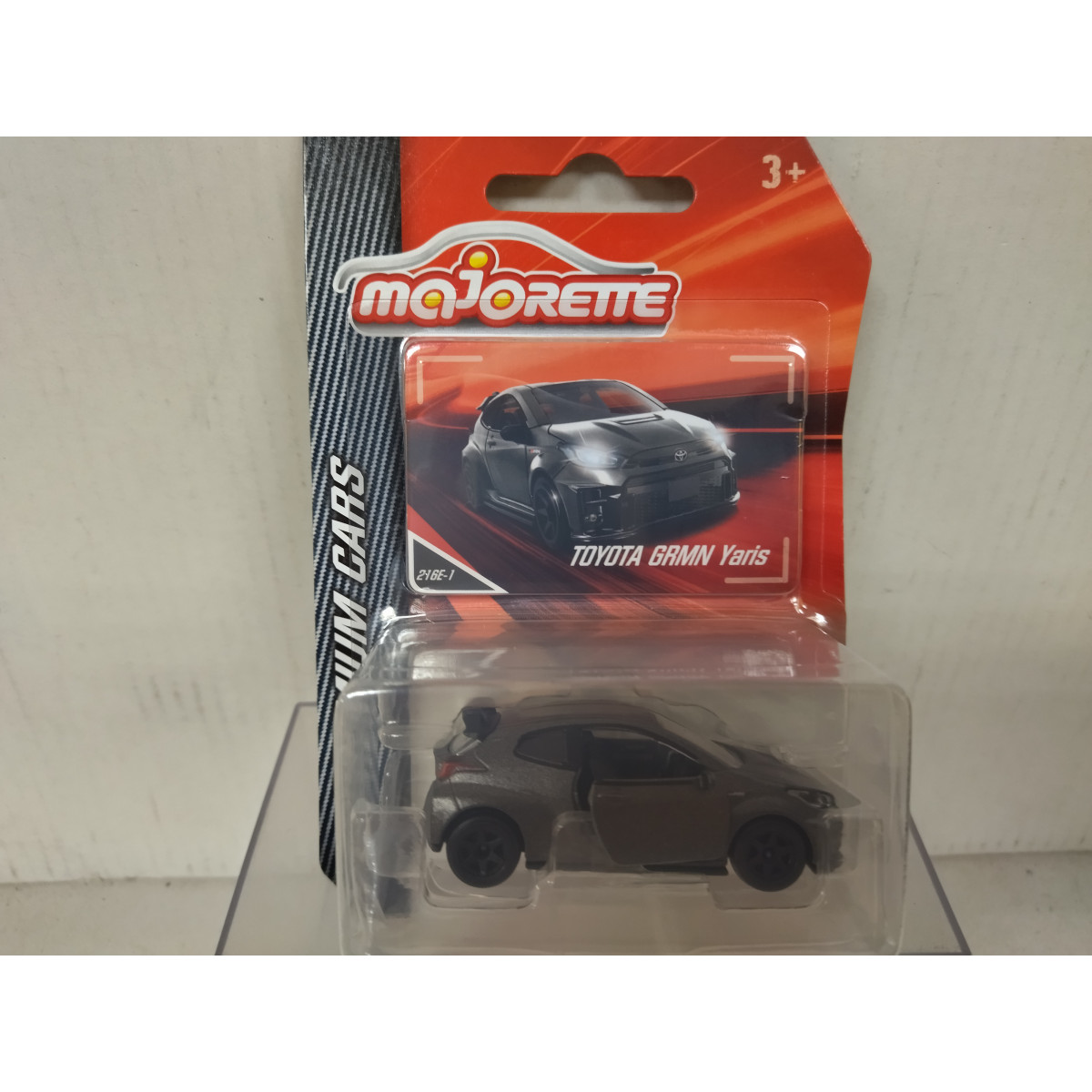 TOYOTA YARIS GRMN GREY PREMIUM CARS /apx 1:64 MAJORETTE - BCN STOCK CARS
