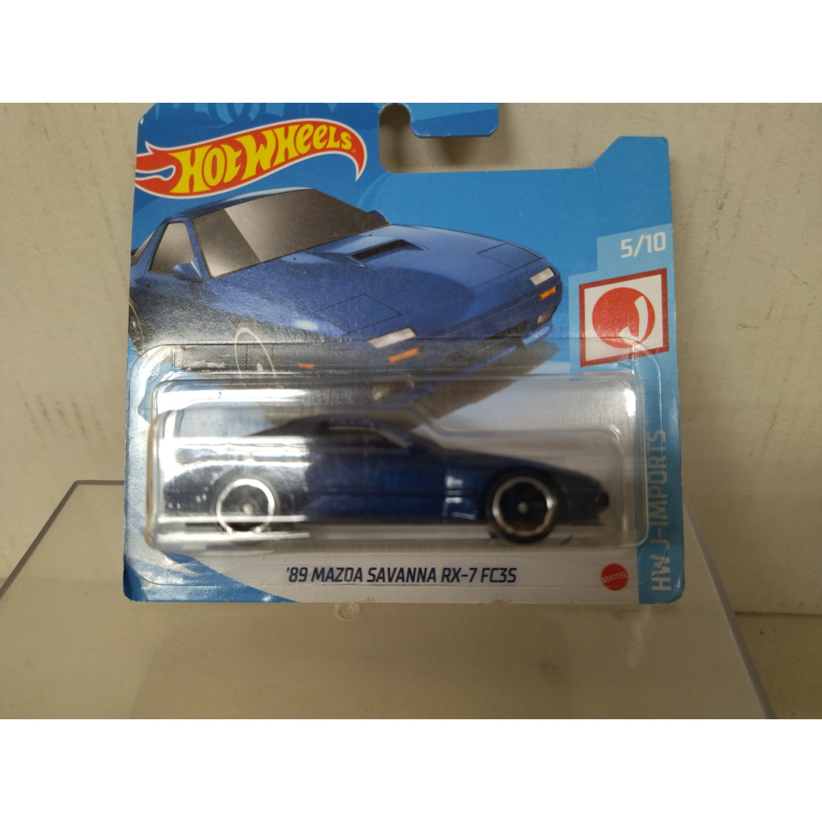 MAZDA RX-7 SAVANNA FC35 1989 BLUE 5/10 J-IMPORTS 1:64 HOT WHEELS - BCN ...