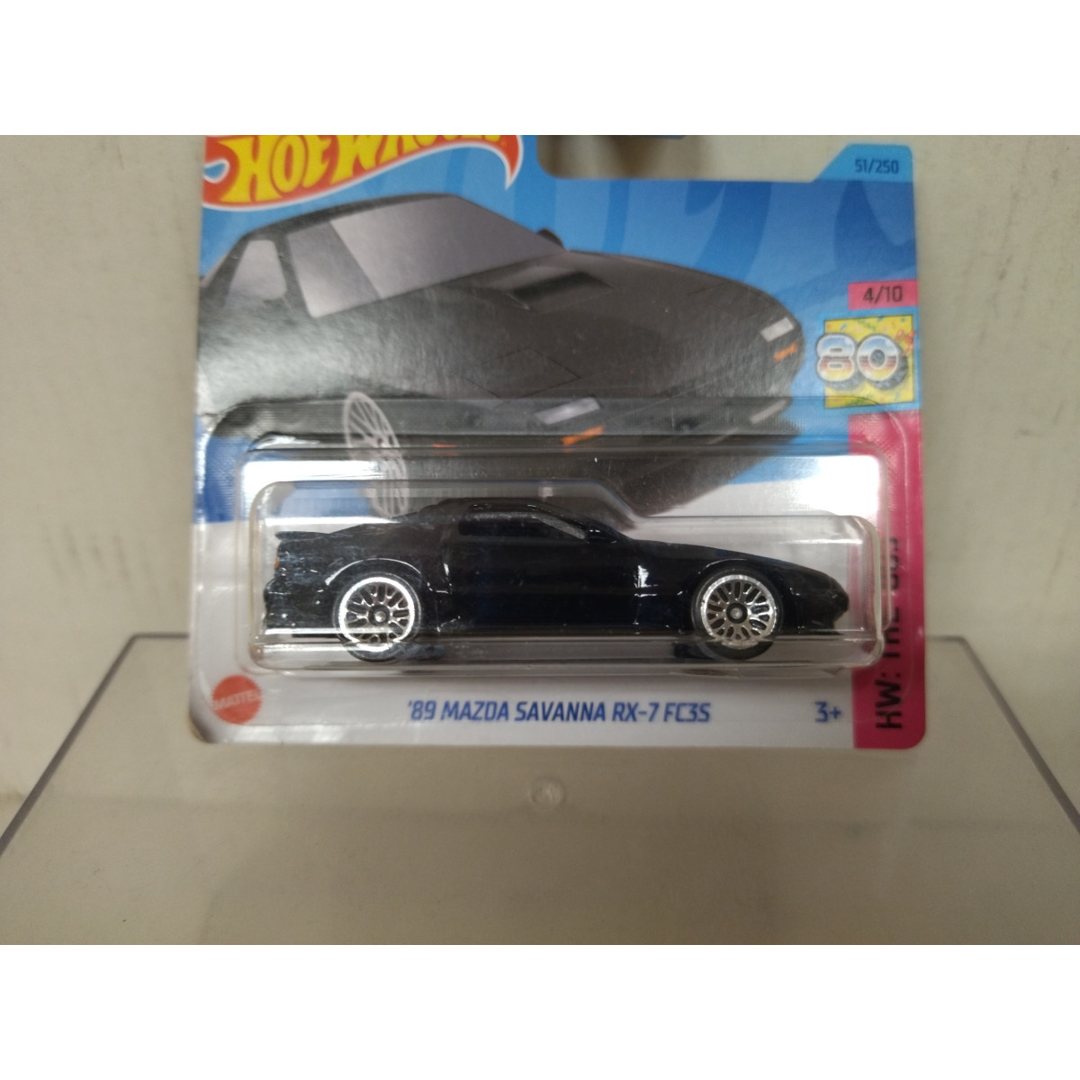 MAZDA RX-7 SAVANNA FC35 1989 BLACK 4/10 THE 80´S 1:64 HOT WHEELS - BCN ...