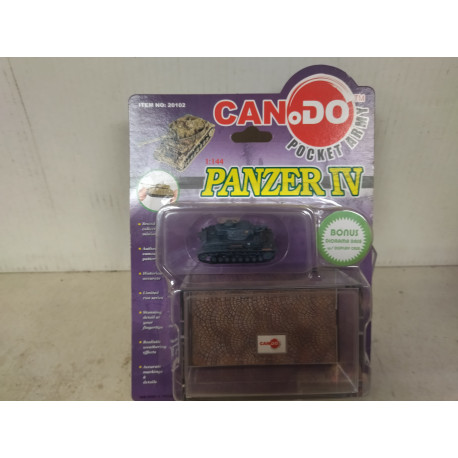 PANZER IV + DIORAMA GERMANY WW 2 1:144 DRAGON CAN.DO BOX - BCN STOCK CARS