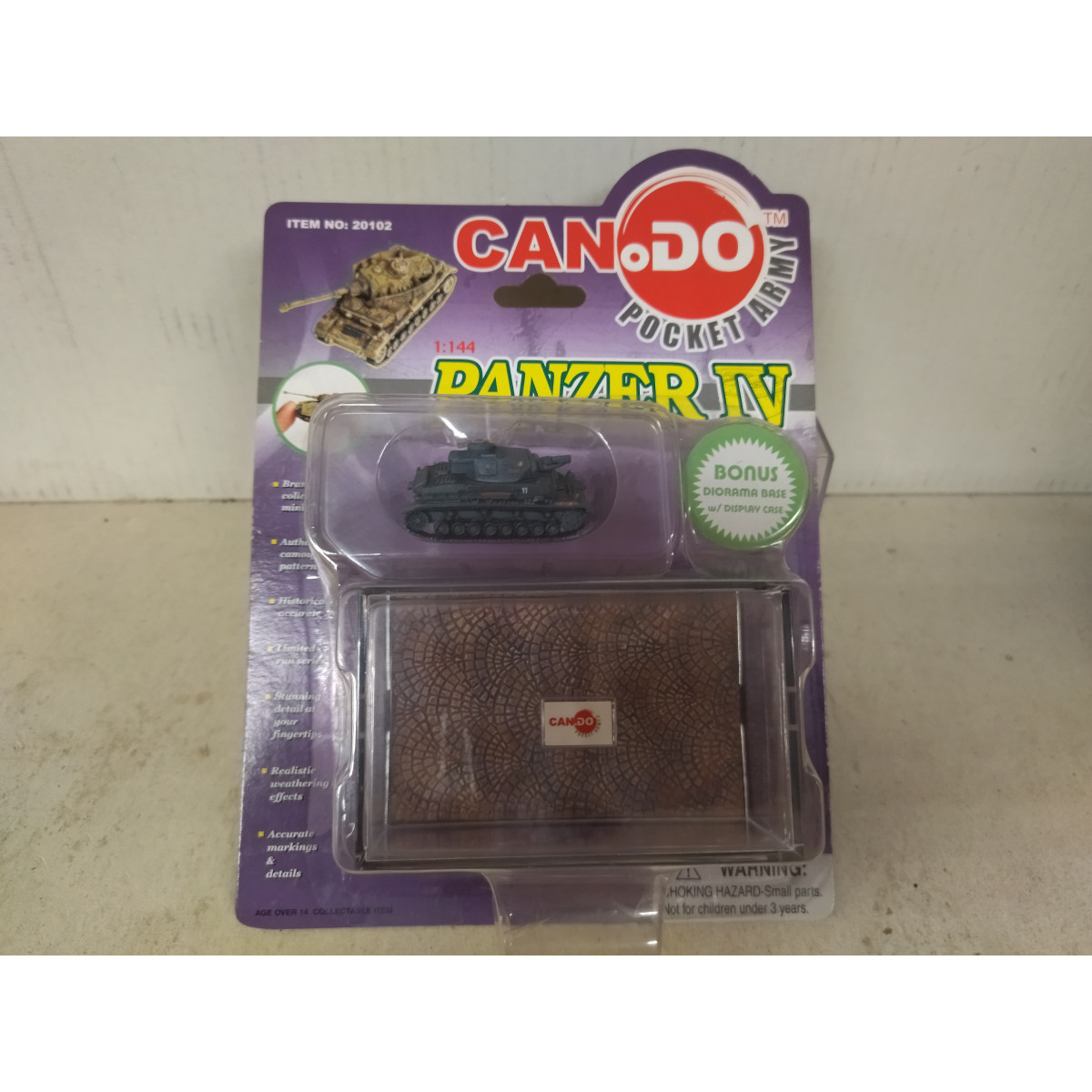 PANZER IV + DIORAMA GERMANY WW 2 1:144 DRAGON CAN.DO BOX - BCN STOCK CARS