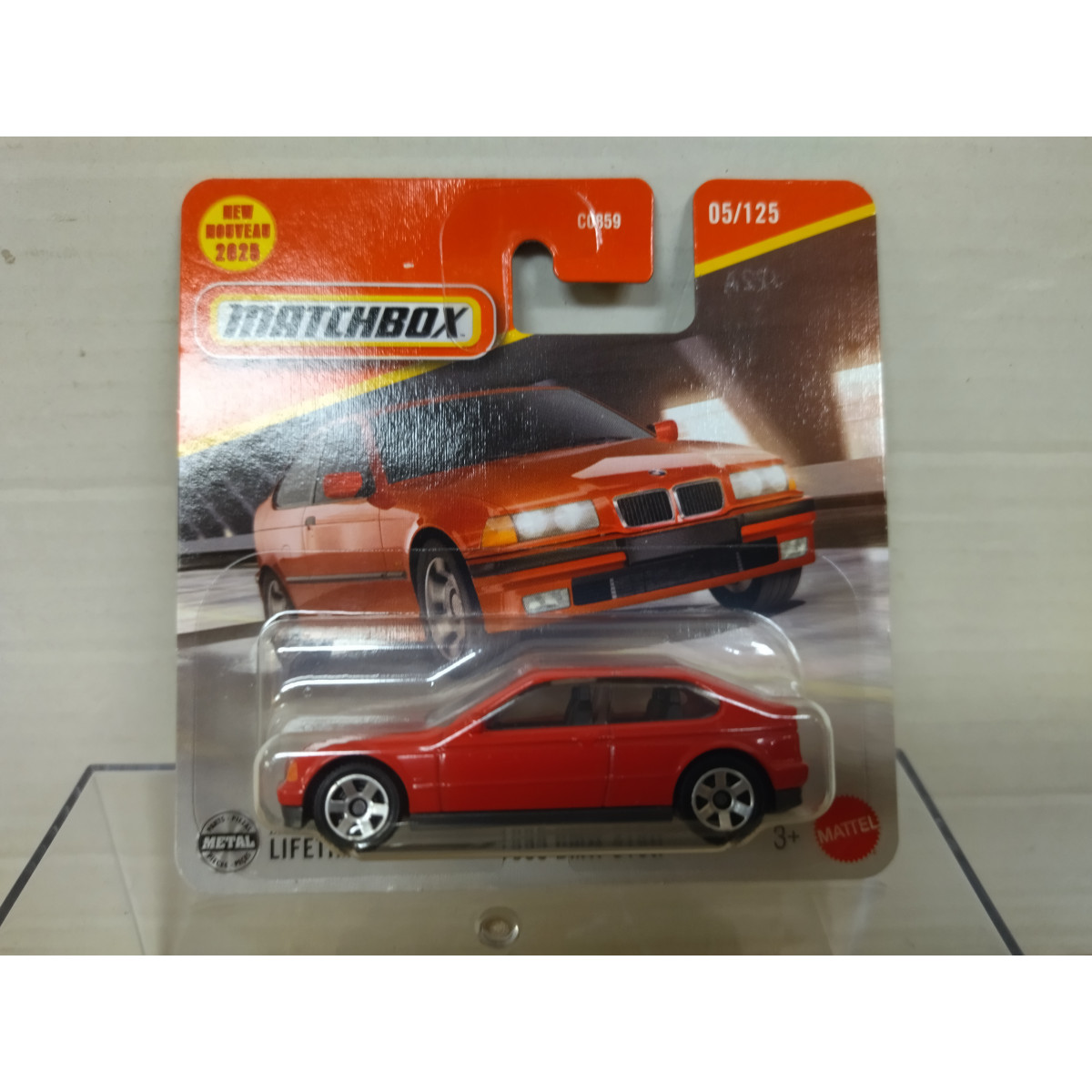 BMW E36 318 Ti 1995 RED 05/125 1:64 MATCHBOX - BCN STOCK CARS