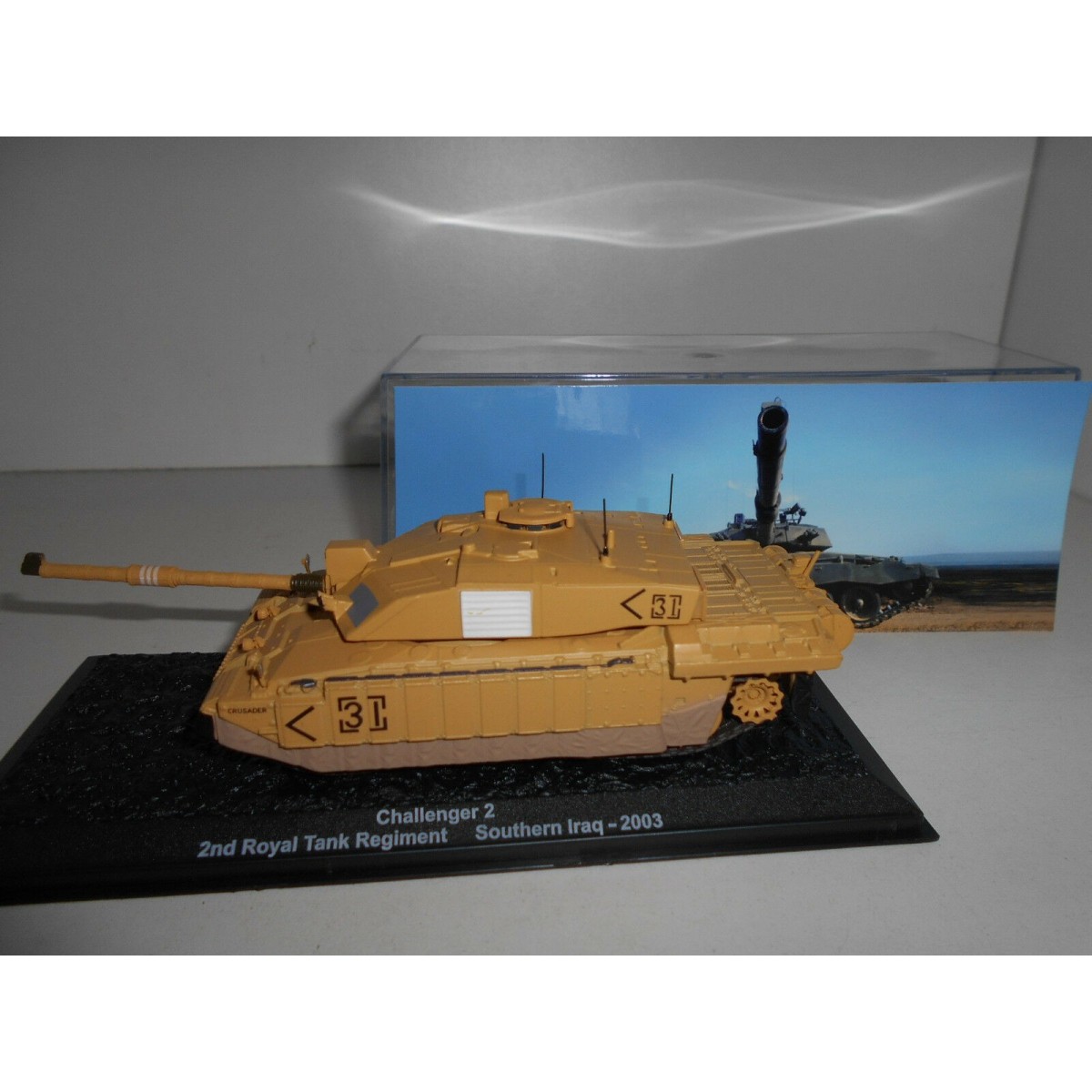 CHALLENGER 2 UK 2003 2ND ROYAL REG TANK n04 MILITARY DeAGOSTINI 1:72 ...