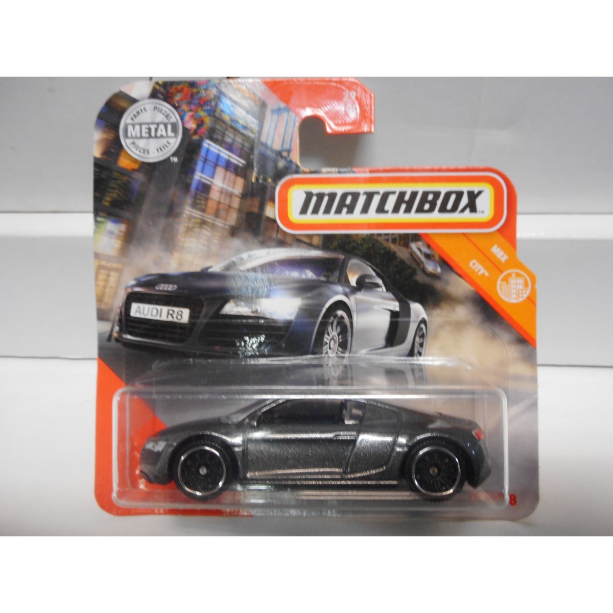 AUDI R8 GREY MATCHBOX 1:64 - BCN STOCK CARS