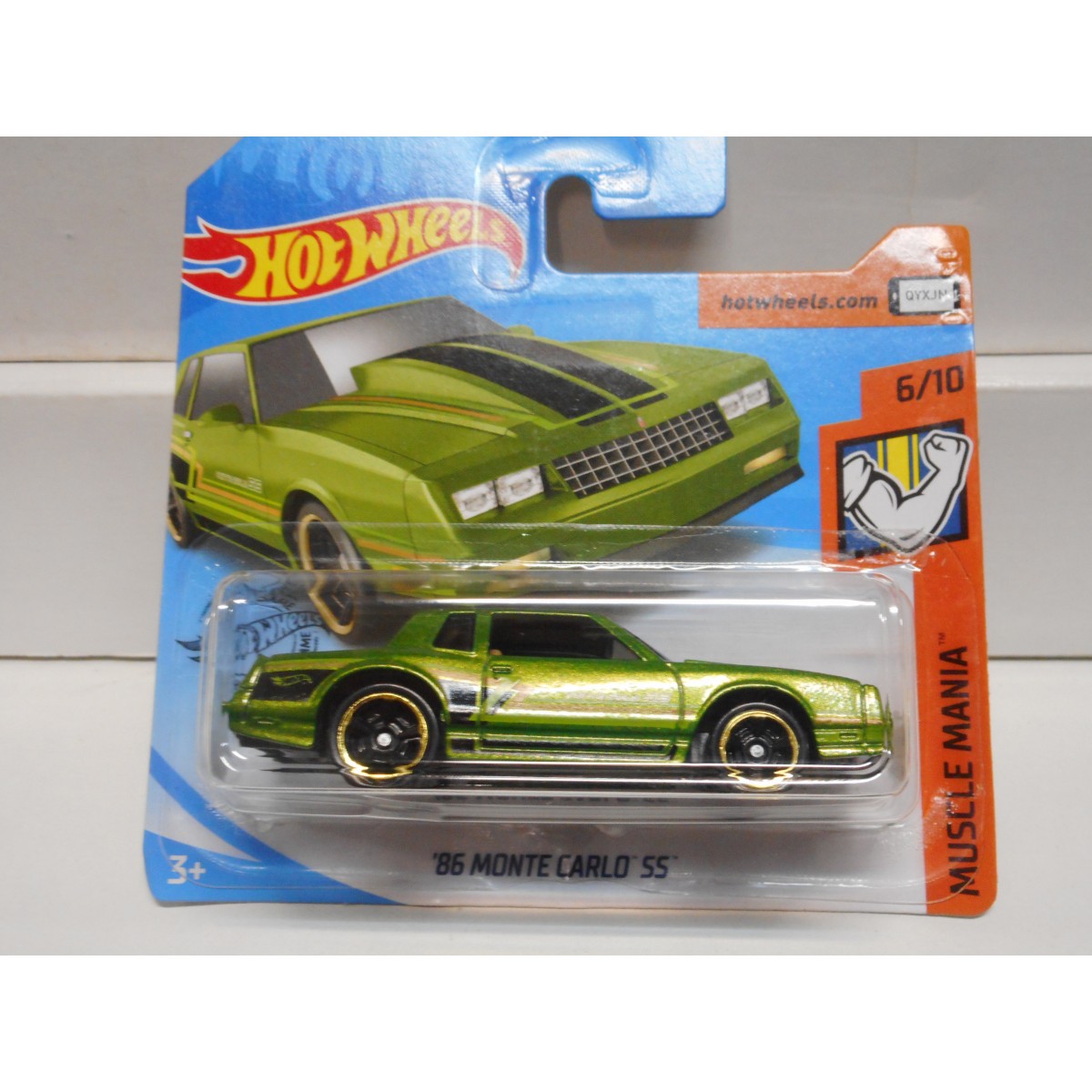 CHEVROLET MONTE CARLO SS 1986 6/10-MUSCLEMANIA HOT WHEELS 1:64 - BCN ...