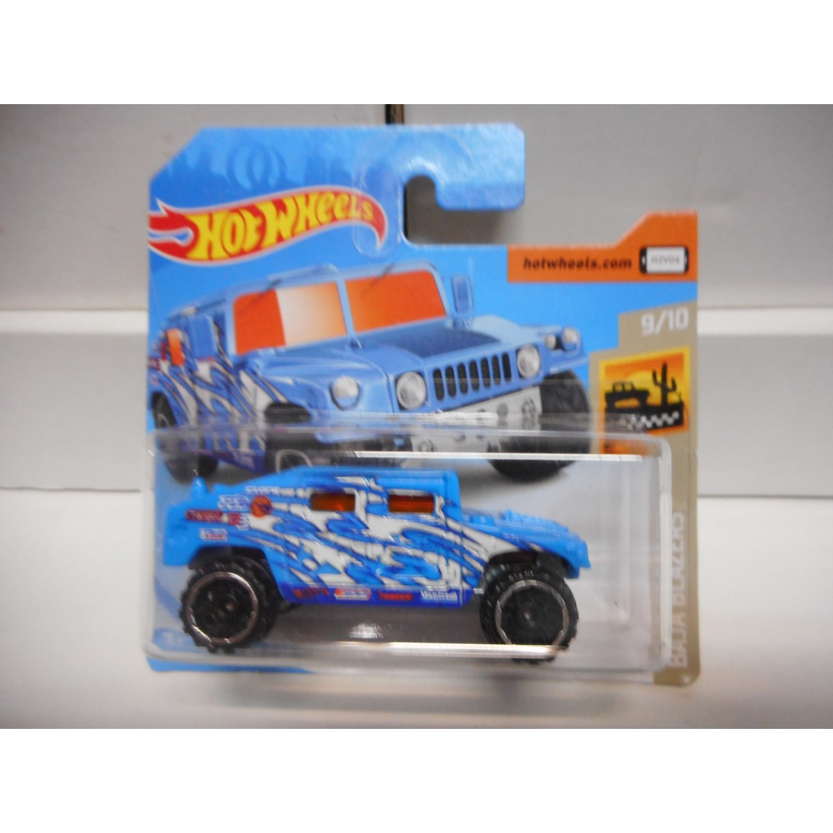 HUMMER HUMVEE BLUE, YELLOW HOT WHEELS 1:64 - BCN STOCK CARS
