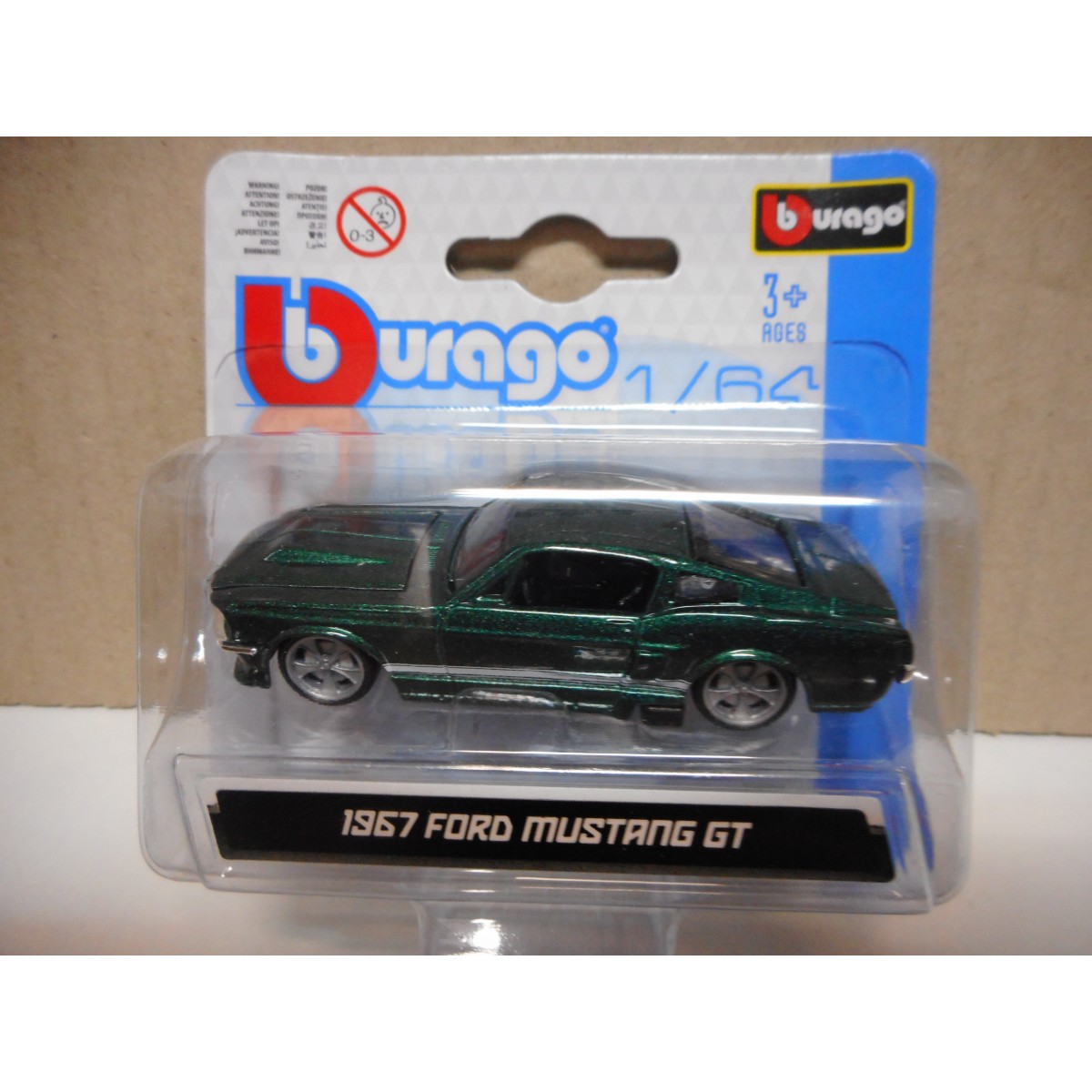 FORD MUSTANG GT 1967 BBURAGO 1.64 - BCN STOCK CARS