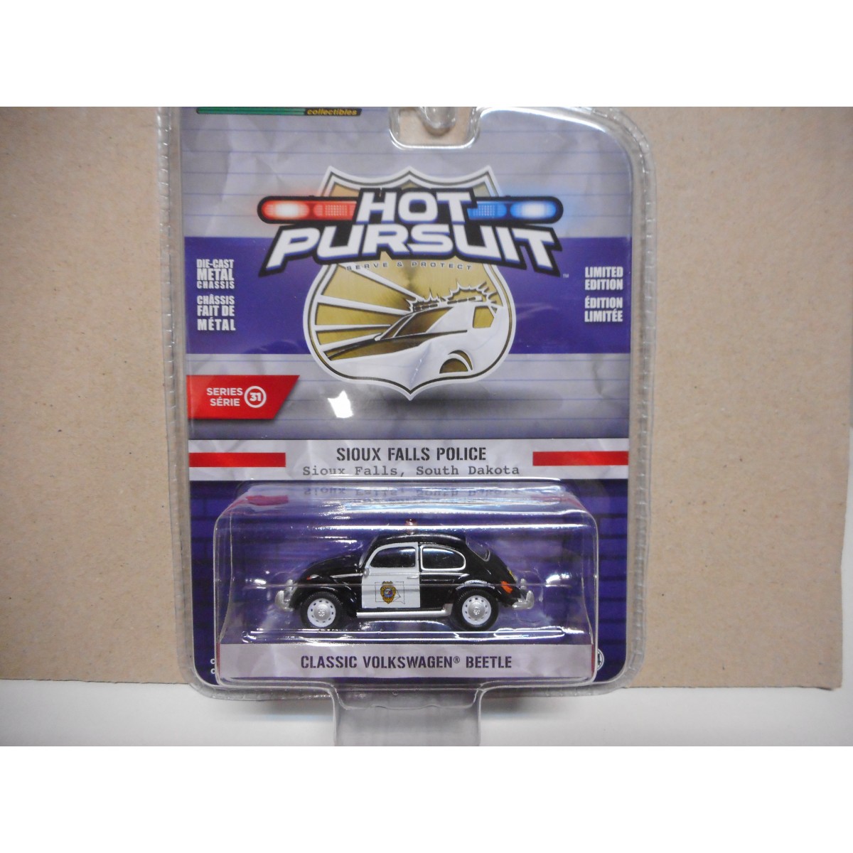 POLICE VOLKSWAGEN BEETLE ESCOGER/CHOOSE/CHOISIR 1:64 GREENLIGHT - BCN ...