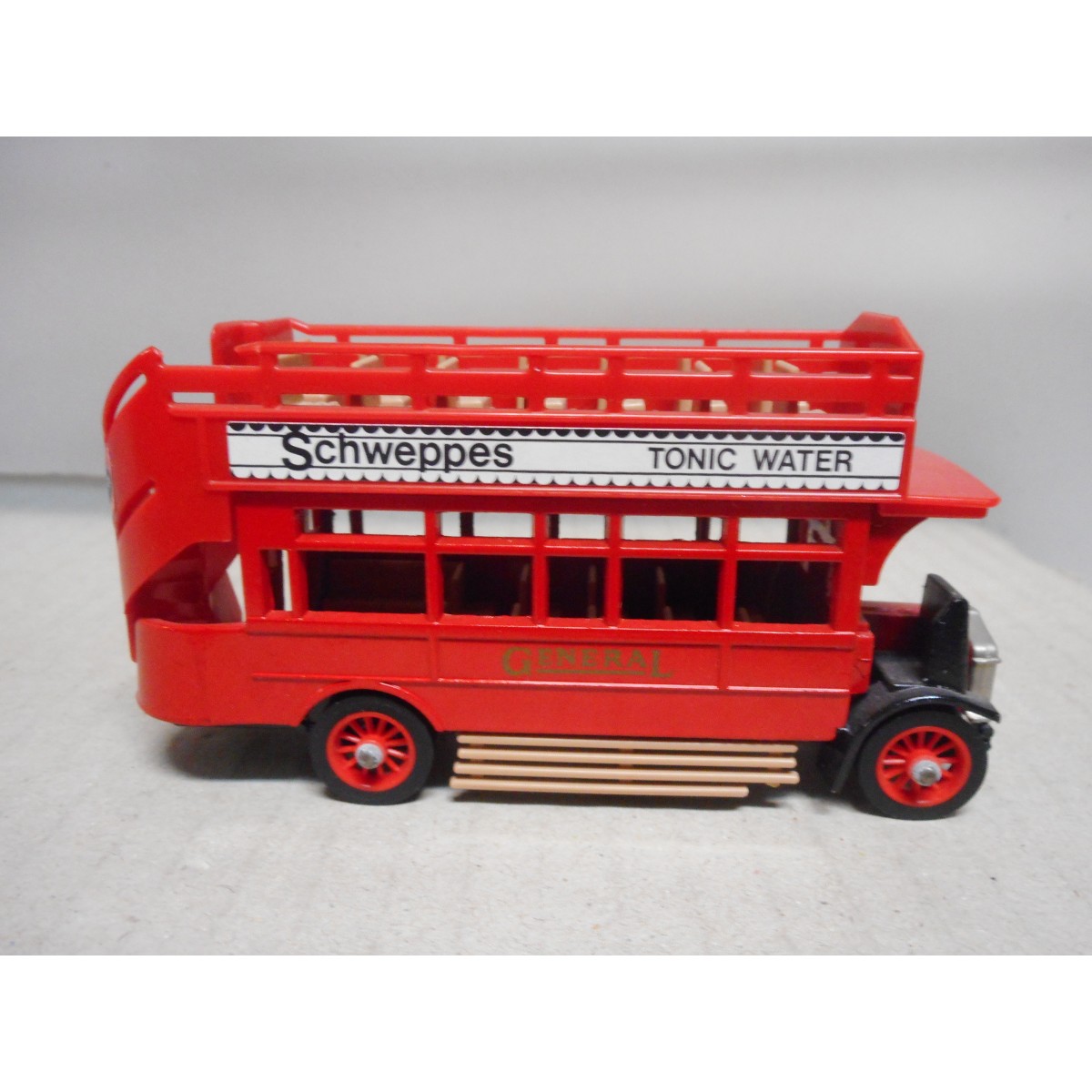 AEC TYPE B 1922 SCHWEPPES AUTOBUS 1:72 MATCHBOX YESTERYEAR Y-23 NO BOX ...