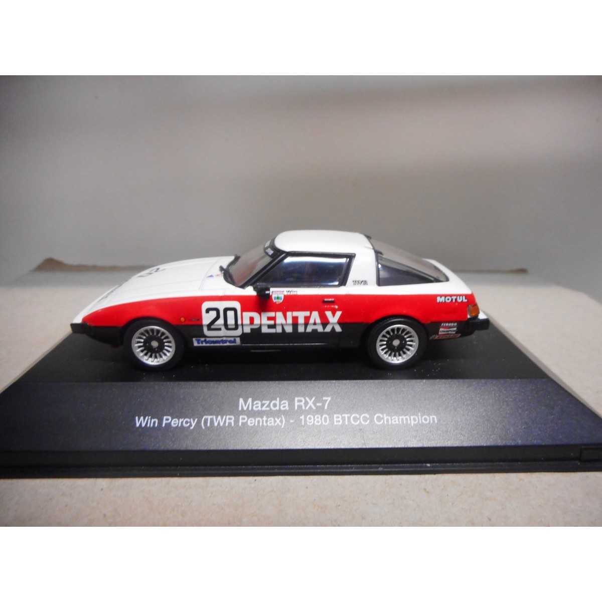 MAZDA RX-7 1980 BTCC CHAMPION ATLAS IXO 1:43 - BCN STOCK CARS