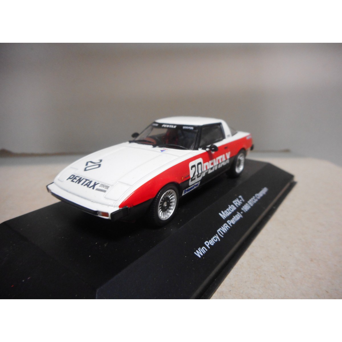 MAZDA RX-7 1980 BTCC CHAMPION ATLAS IXO 1:43 - BCN STOCK CARS