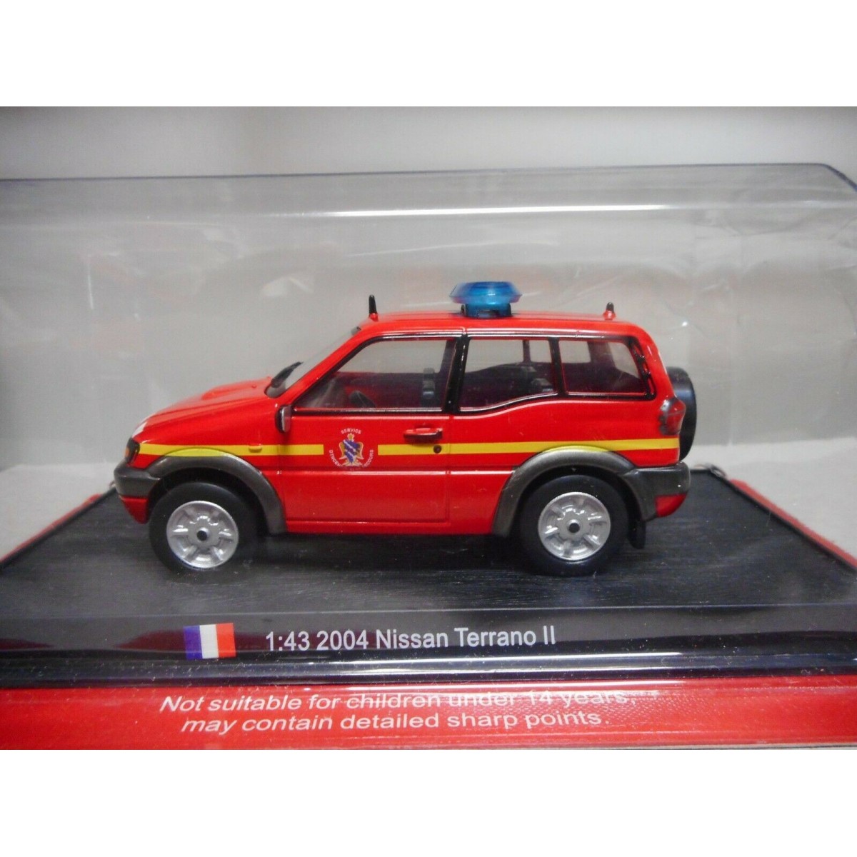 NISSAN TERRANO II 2004 FRANCE 1:43 FIRE/BOMBEROS/POMPIERS DelPRADO ...