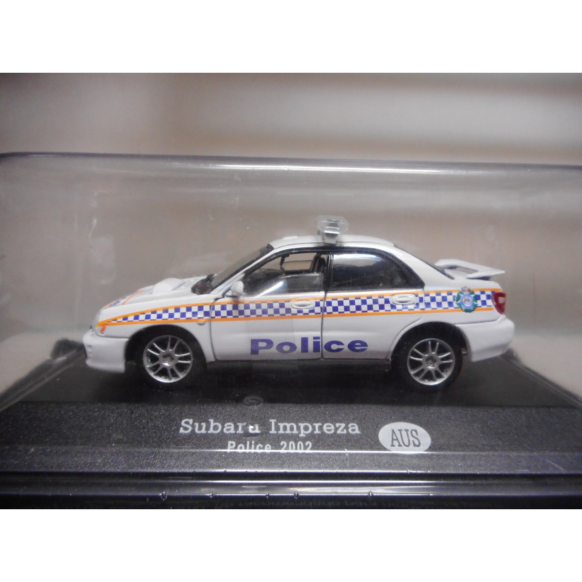 SUBARU IMPREZA AUSTRALIA POLICE/POLICIA 2002 1:43 DeAGOSTINI - BCN ...