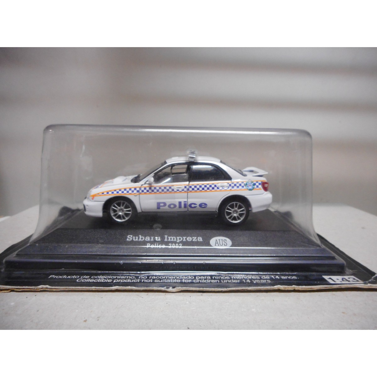 SUBARU IMPREZA AUSTRALIA POLICE/POLICIA 2002 1:43 DeAGOSTINI - BCN ...